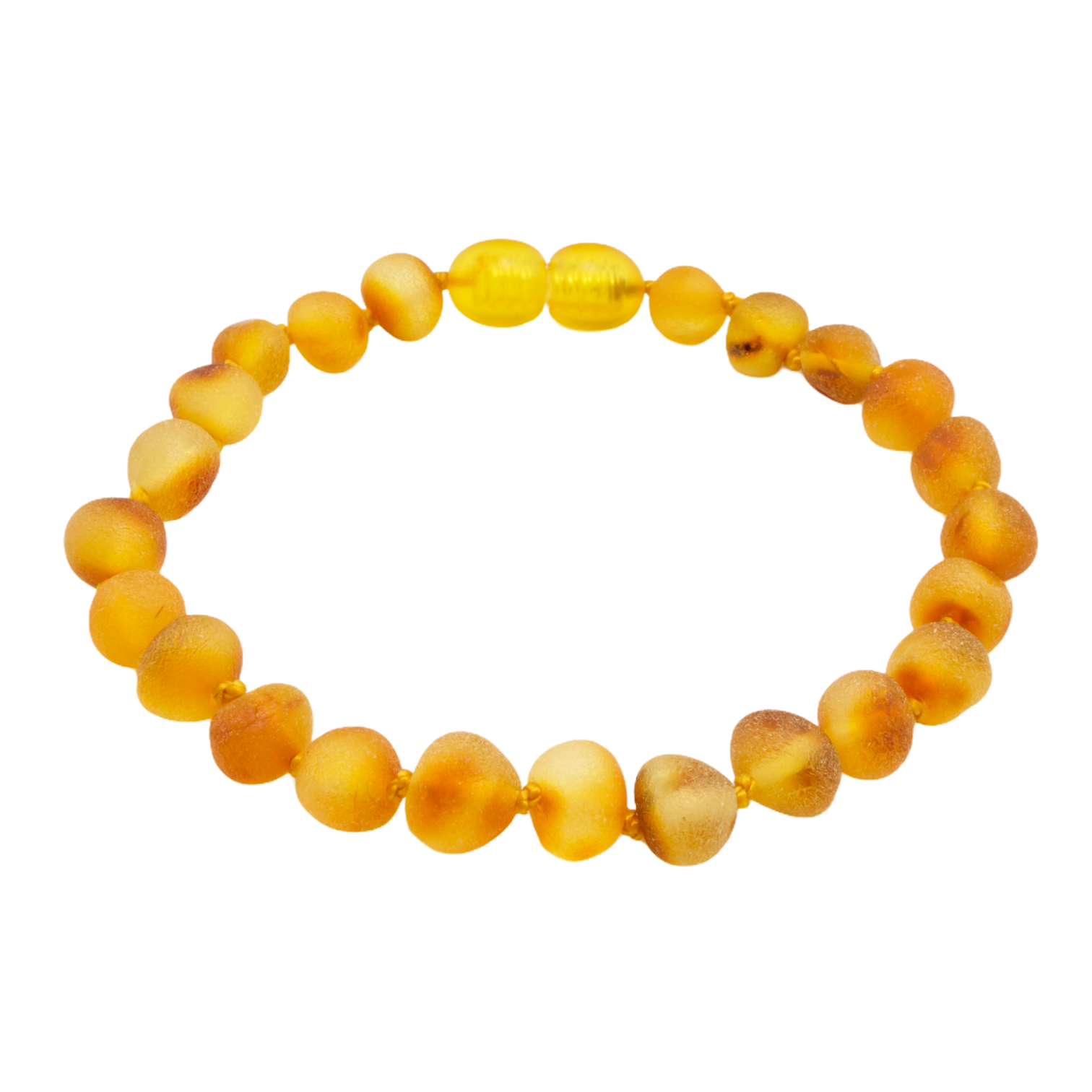 Amber Bracelet / Anklet Made of Unpolished Honey Baltic Amber – Amber ...